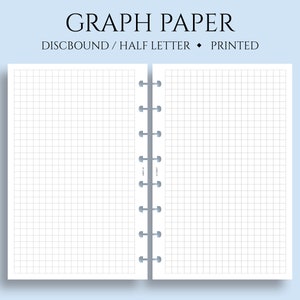 Graph Paper Inserts Grid Filler Paper Bullet Journal Pages - Etsy