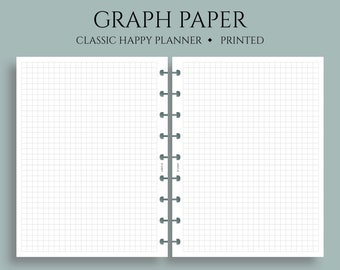 Graph Paper Inserts Grid Filler Paper Bullet Journal Pages - Etsy