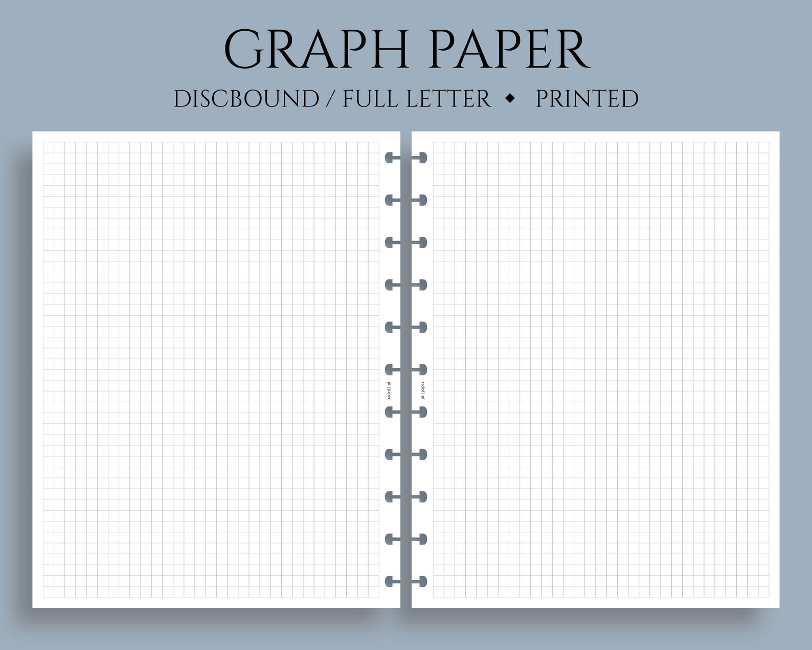 Graph Paper Inserts Grid Filler Paper Bullet Journal Pages - Etsy