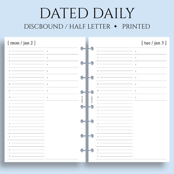 Discbound Planner - Etsy