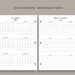 Yearly Calendar Bundle, Year-at-a-glance, Dates to Remember, U.S ...