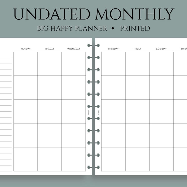 8 X 11 Planner - Etsy