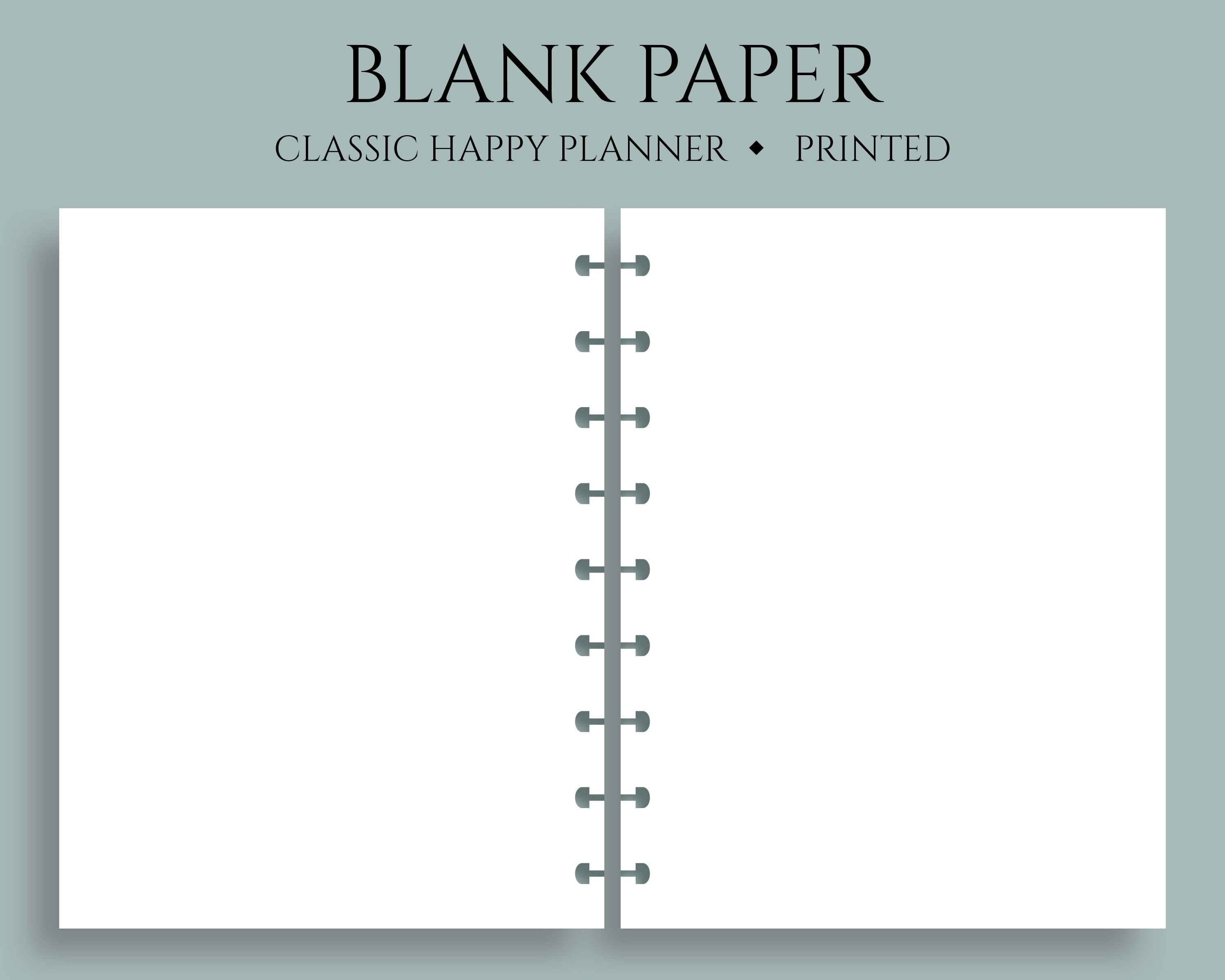 Blank Filler Paper - Etsy