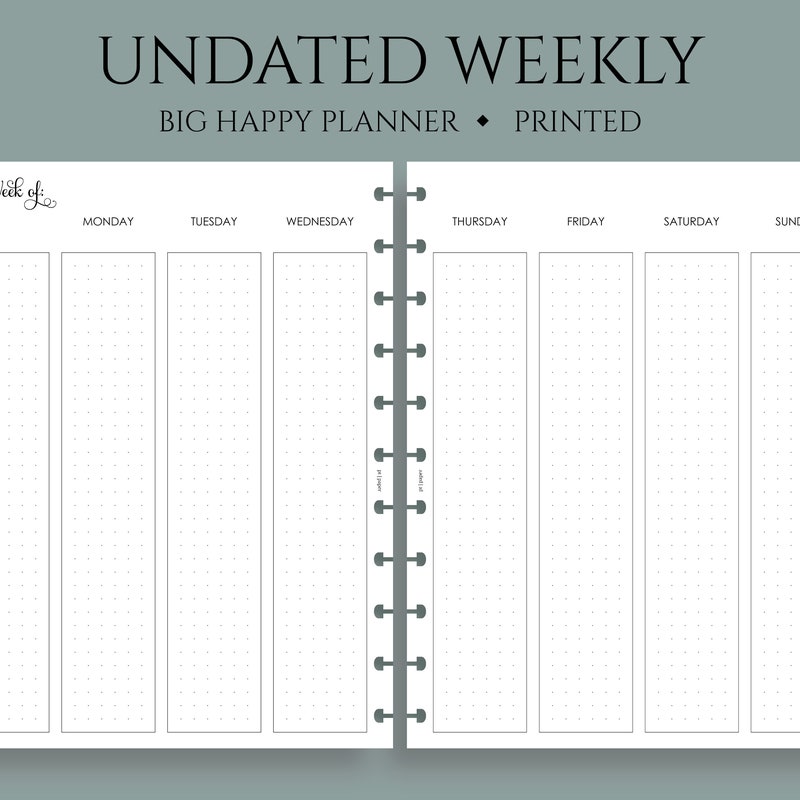 Happy Planner Big - Etsy