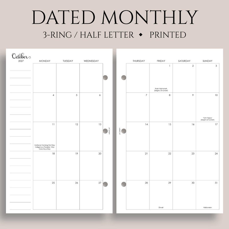 Mini Binder 3 Hole Punch - Etsy