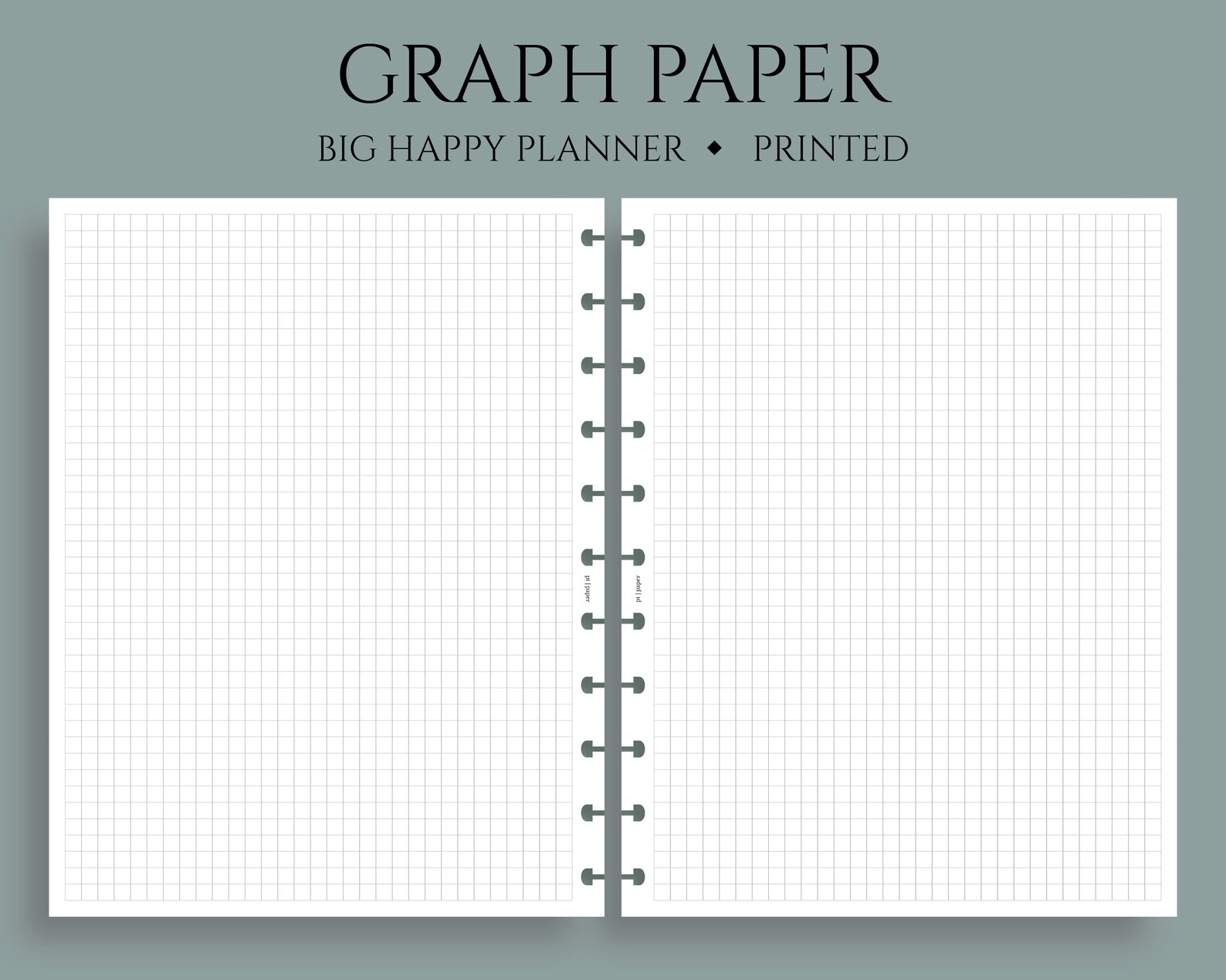Graph Paper Inserts Grid Filler Paper Bullet Journal Pages - Etsy