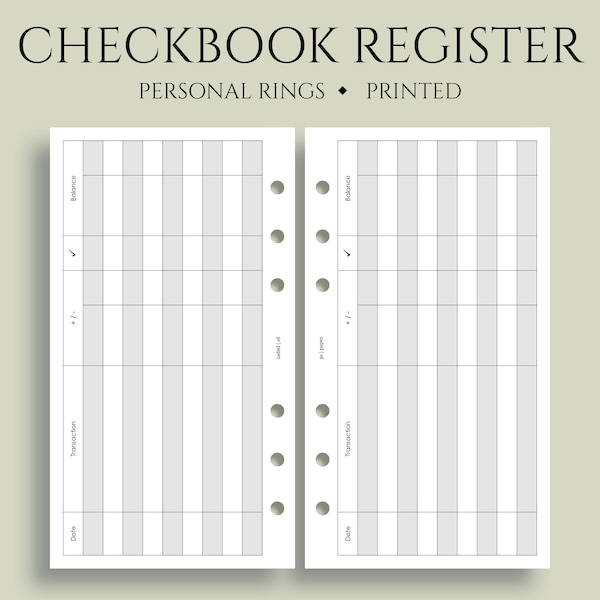 Check Register - Etsy