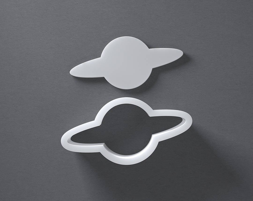 Saturn Cookie Cutter From Mini To Large Planet With Rings | Etsy