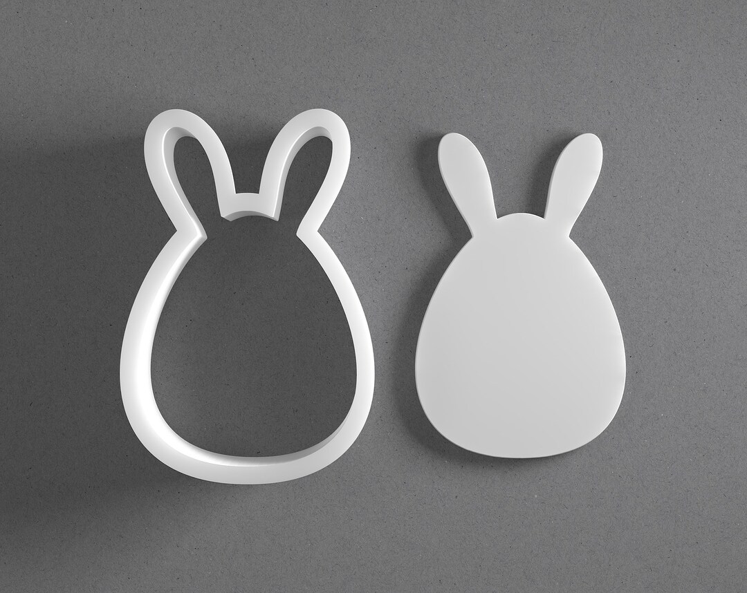 Egg Shaped Easter Bunny Rabbit Cookie Cutter - From Mini to Large ...