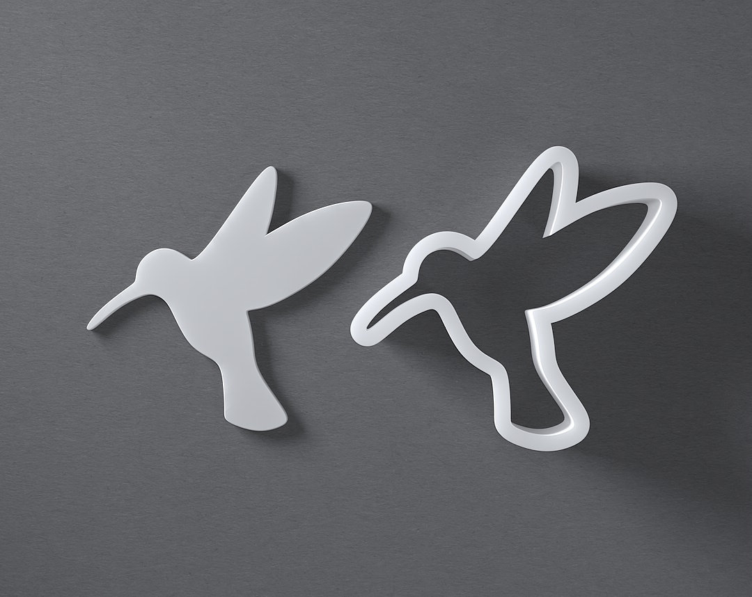 Hummingbird Cookie Cutter From Mini to Large Humming Bird - Etsy