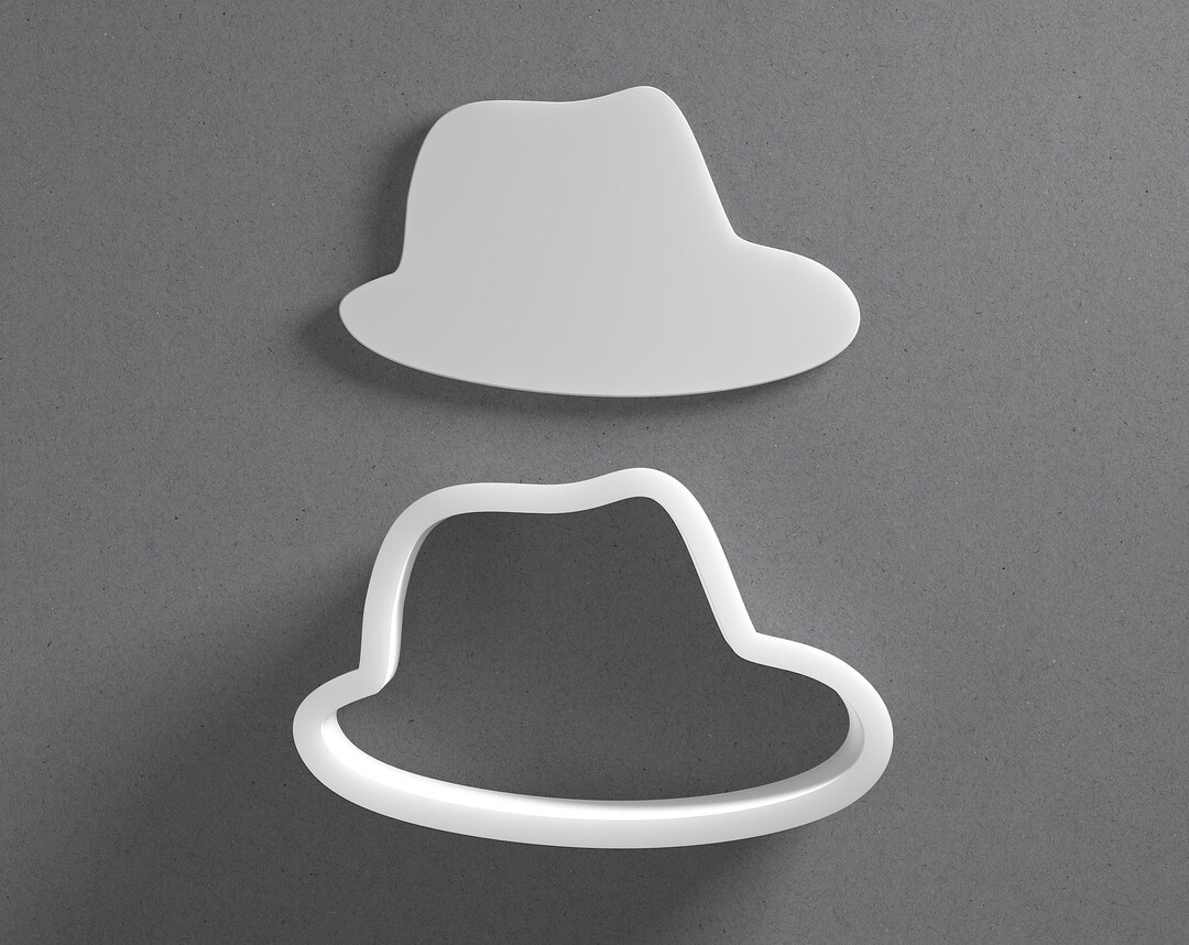 Fedora Hat Cookie Cutter - From Mini to Large - Polymer Clay Jewelry ...