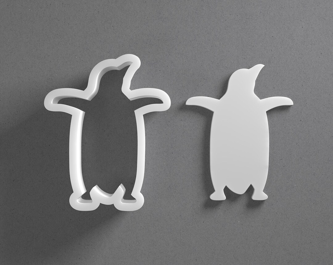 Standing Penguin Cookie Cutter - From Mini to Large - Animal Bird ...