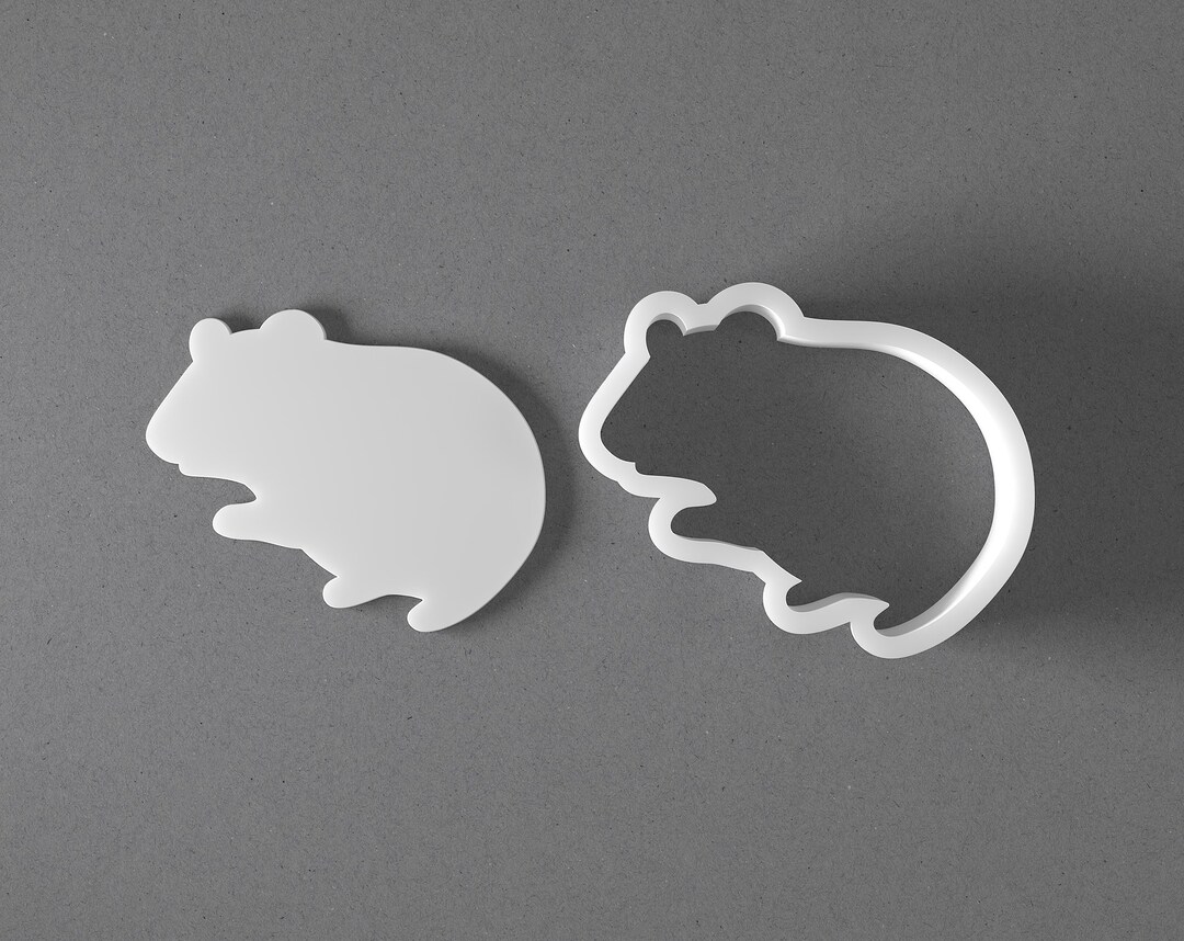 Hamster Cookie Cutter - From Mini to Large - Animal Polymer Clay ...