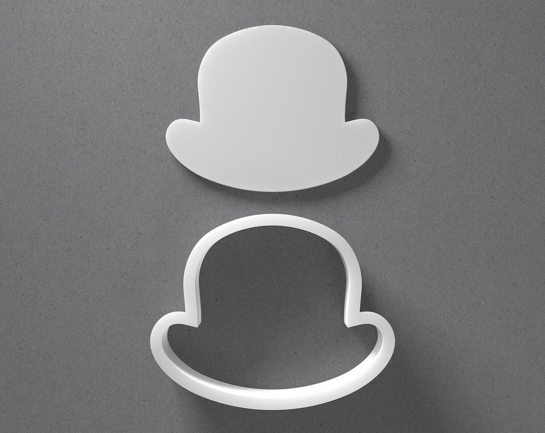 Bowler Hat Cookie Cutter & Polymer Clay Earring, Pottery Tool - Etsy