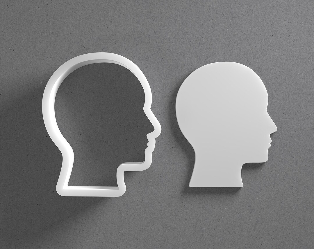 Human Head Cookie Cutter - From Mini to Large - Homo Sapiens Polymer ...