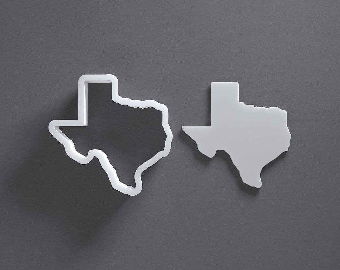 Texas State Cookie Cutter From Mini To Large Polymer Clay | Etsy