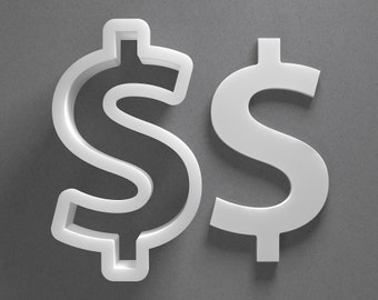Dollar Sign Cookie Cutter - Etsy