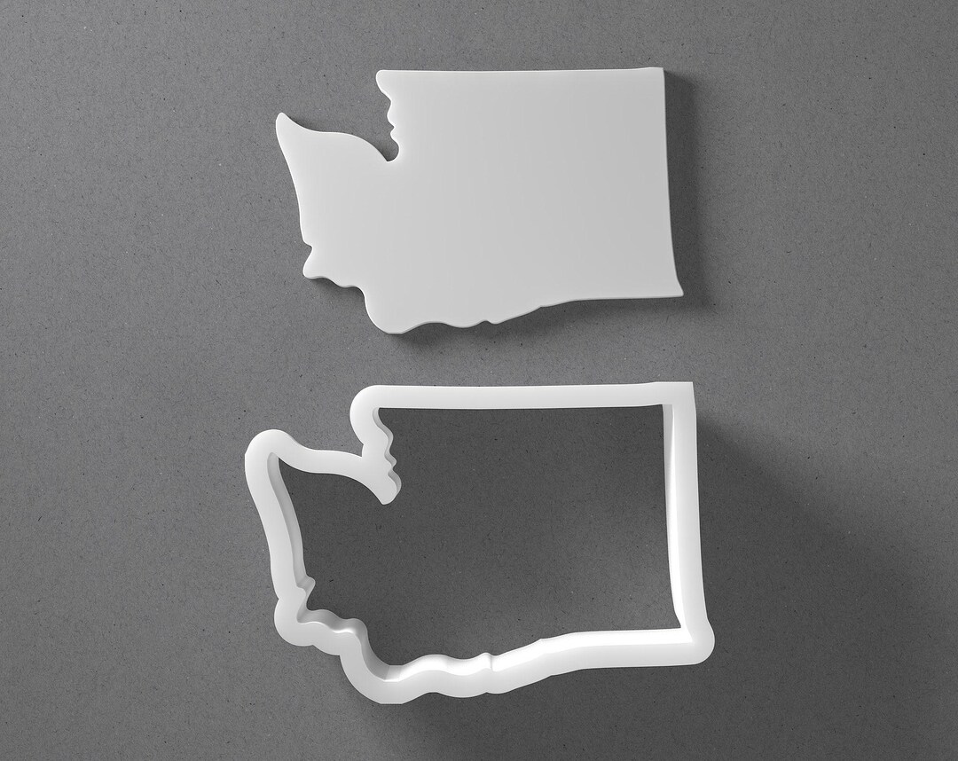 Washington State Cookie Cutter & Polymer Clay Earring, Pottery Tool - Etsy