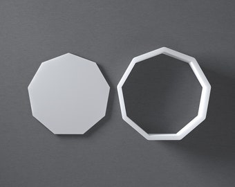 Hexagon Cookie Cutter From Mini to Large Polygon Polymer | Etsy