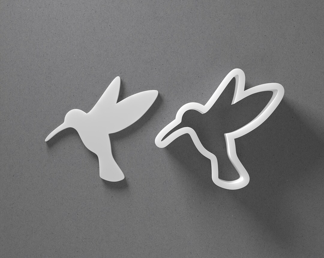 Hummingbird Cookie Cutter - From Mini to Large - Humming Bird Polymer ...