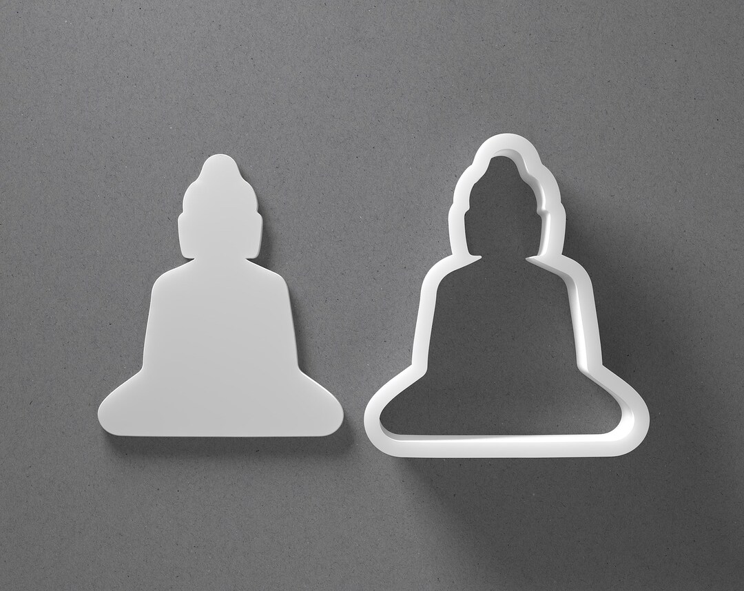Buddha Cookie Cutter - From Mini to Large - Buddhism Polymer Clay ...