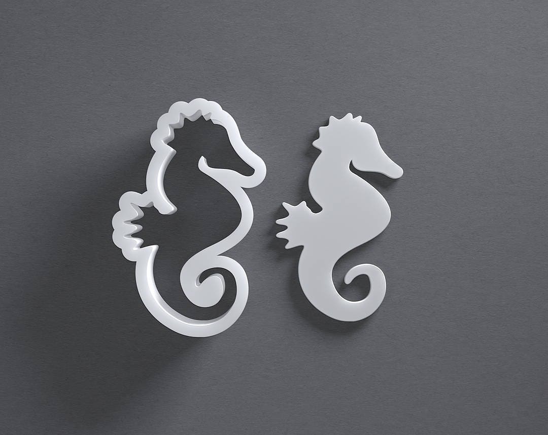 Seahorse Cookie Cutter From Mini to Large Sea Horse - Etsy