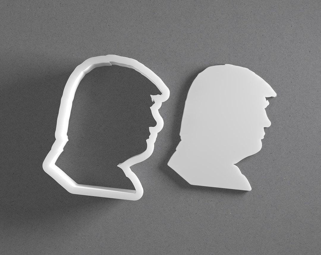 Donald Trump Cookie Cutter - From Mini to Large - President Polymer ...