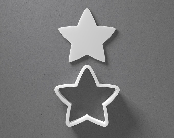 Mini 3 Pcs Set STAR PLUNGER Cutters. Fondant Cutters, Cupcake Toppers ...