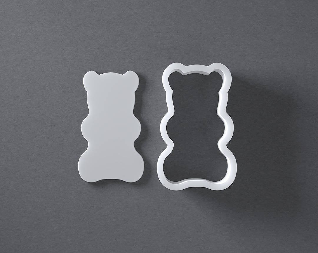 Gummy Bear Cookie Cutter From Mini to Large Food Polymer - Etsy