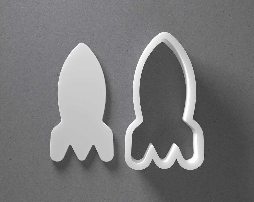Rocket Cookie Cutter - From Mini to Large - Rocketship Spaceship ...