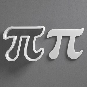 Pi Cookie Cutter - From Mini to Large - Number 3.14 Polymer Clay ...