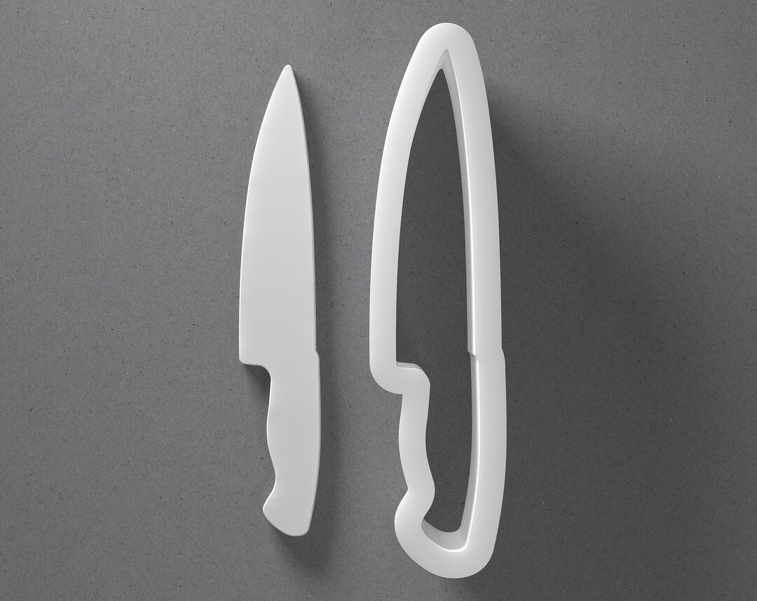 Kitchen Knife Cookie Cutter - From Mini to Large - Utensil Polymer Clay ...