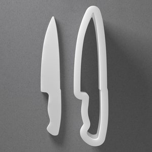 Kitchen Knife Cookie Cutter - From Mini to Large - Utensil Polymer Clay ...