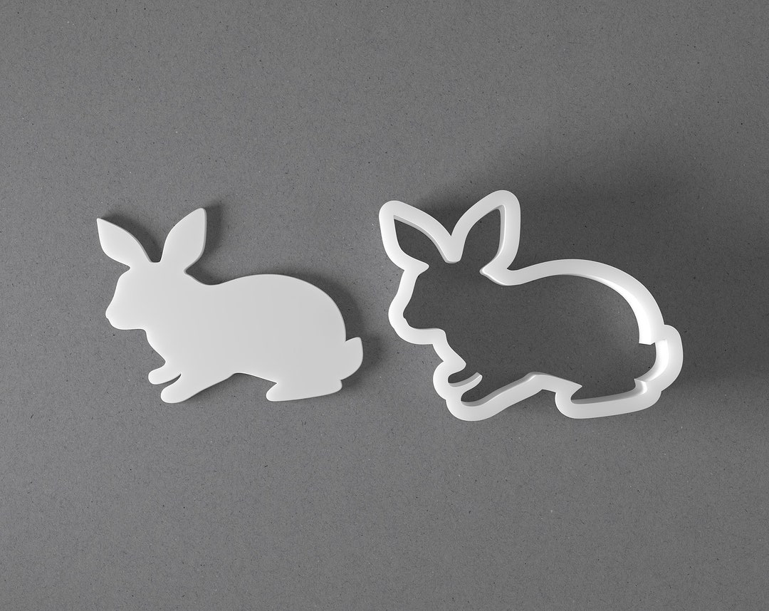 Easter Bunny Rabbit Cookie Cutter - From Mini to Large - Polymer Clay ...