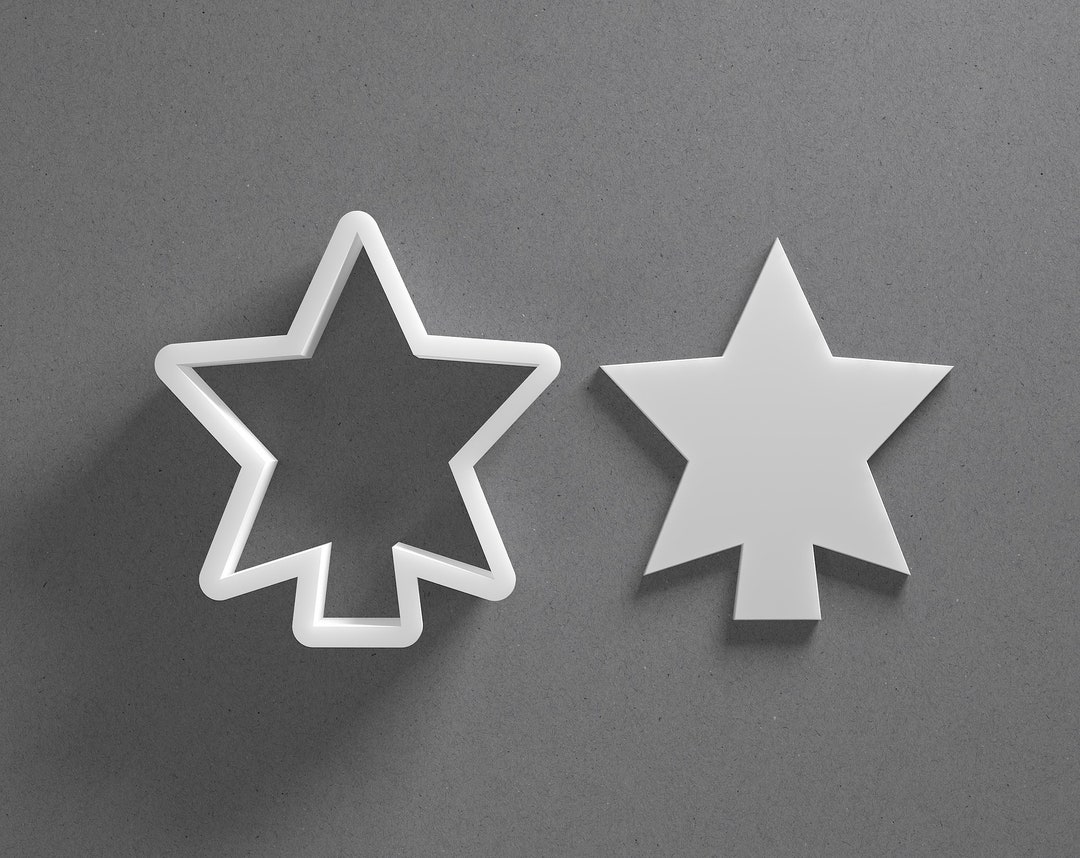 Christmas Tree Ornament Star Cookie Cutter From Mini to Large Xmas ...