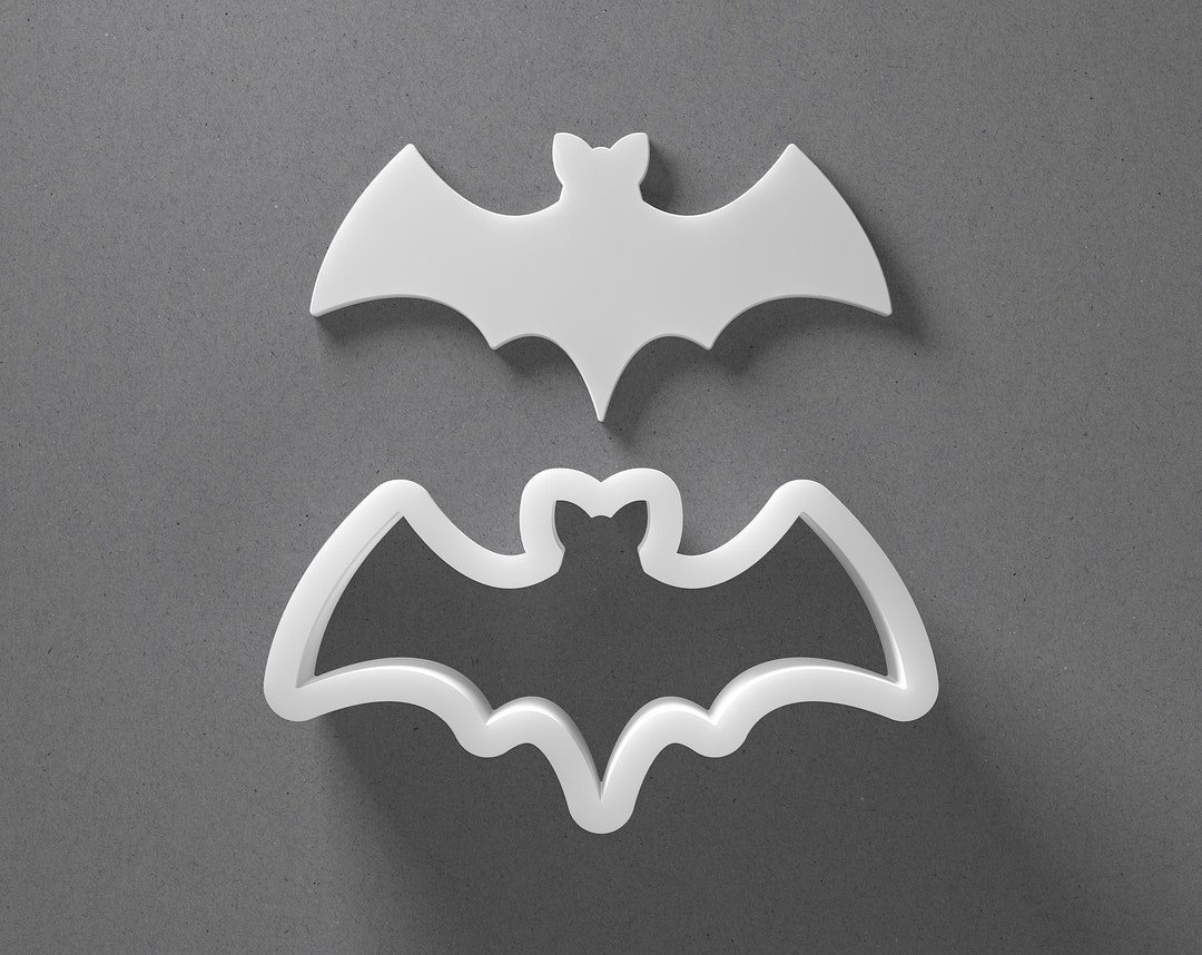 Bat Cookie Cutter - From Mini to Large - Animal Polymer Clay Jewelry ...