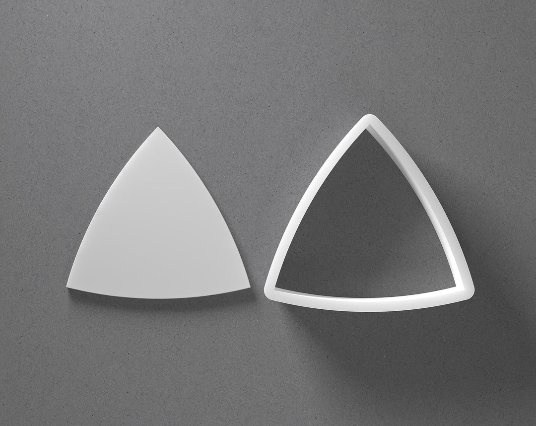 Puffy Triangle Cookie Cutter - From Mini to Large - Whimsical Polymer ...