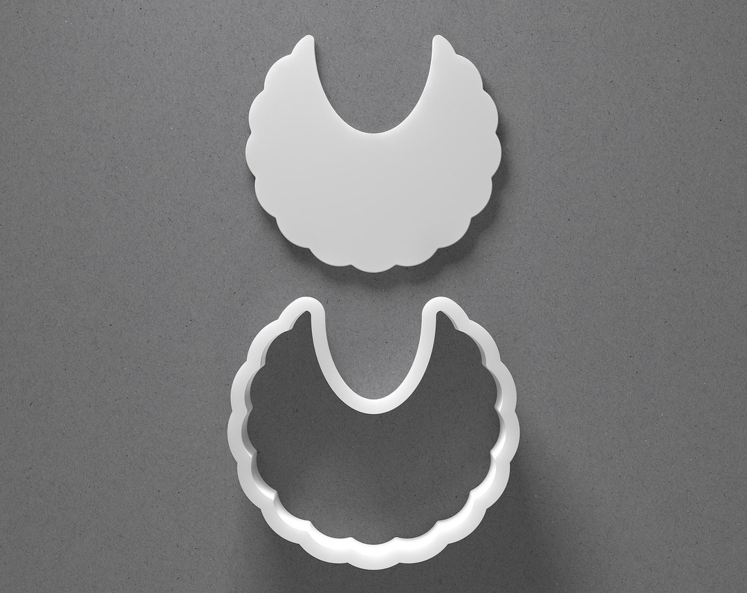 Baby Bib Cookie Cutter From Mini to Large Baby Shower Newborn Polymer ...