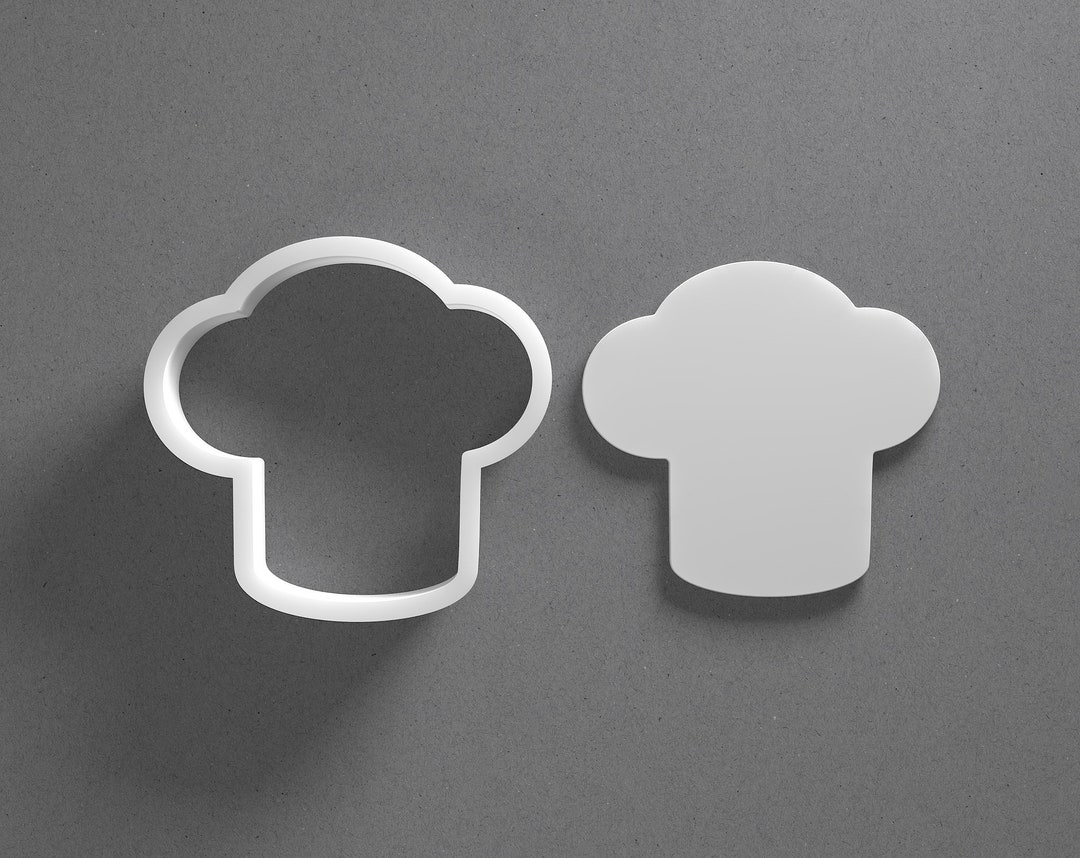 Chef's Hat Cookie Cutter - From Mini to Large - Toque Blanche Polymer ...