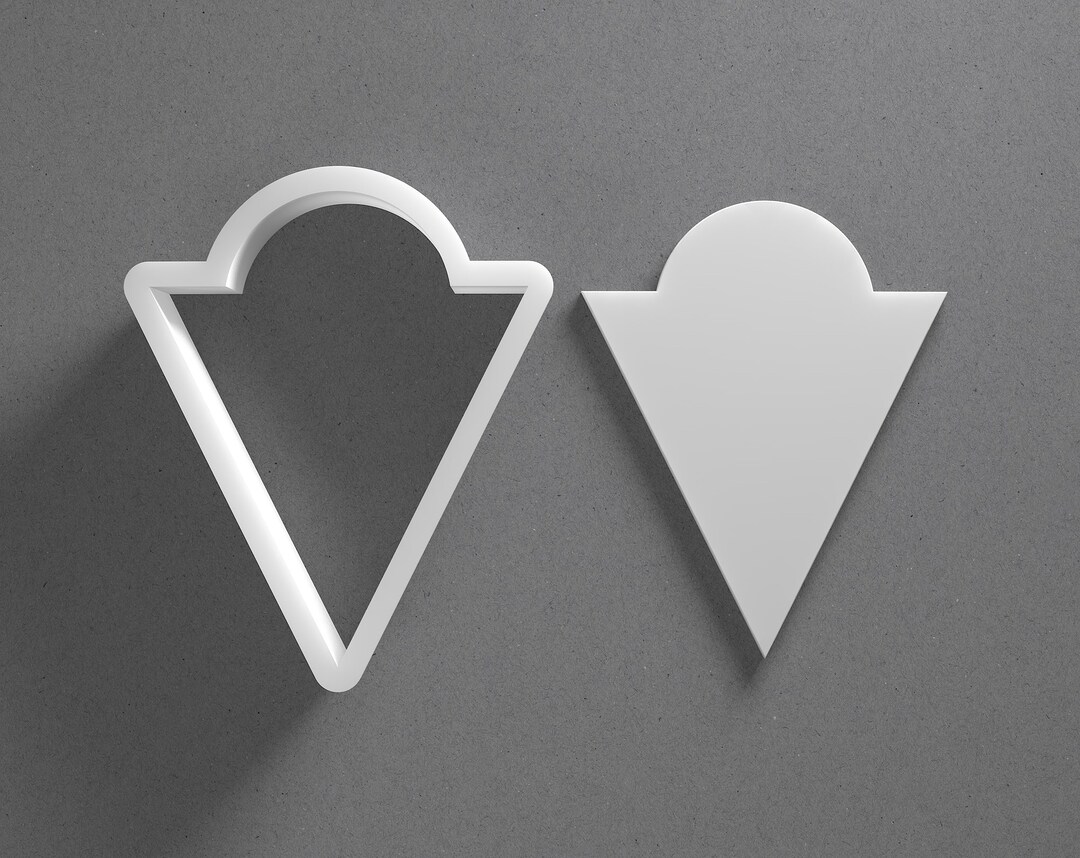 Rounded Top Triangle Cookie Cutter - From Mini to Large - Polymer Clay ...