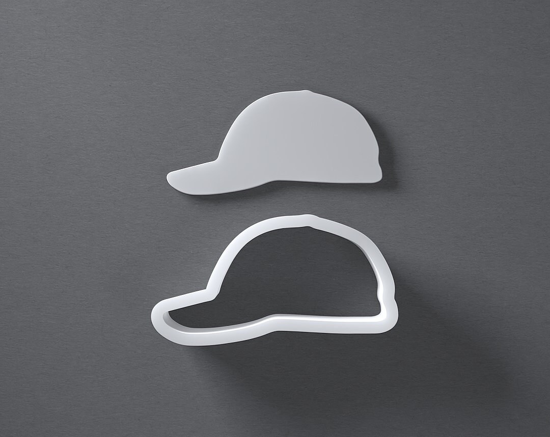 Baseball Cap Cookie Cutter From Mini to Large Hat Polymer - Etsy