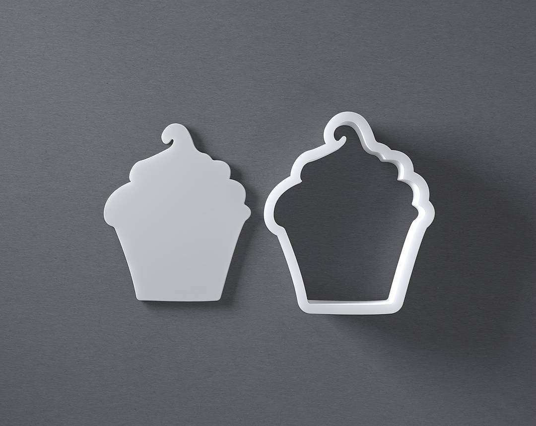 Cupcake Cookie Cutter From Mini to Large Cup Cake Food - Etsy