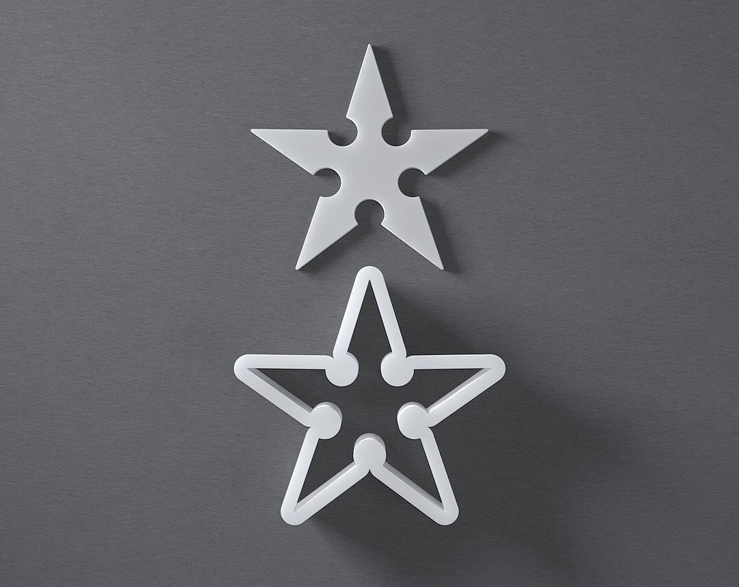 Ninja Star Cookie Cutter From Mini to Large Shuriken - Etsy