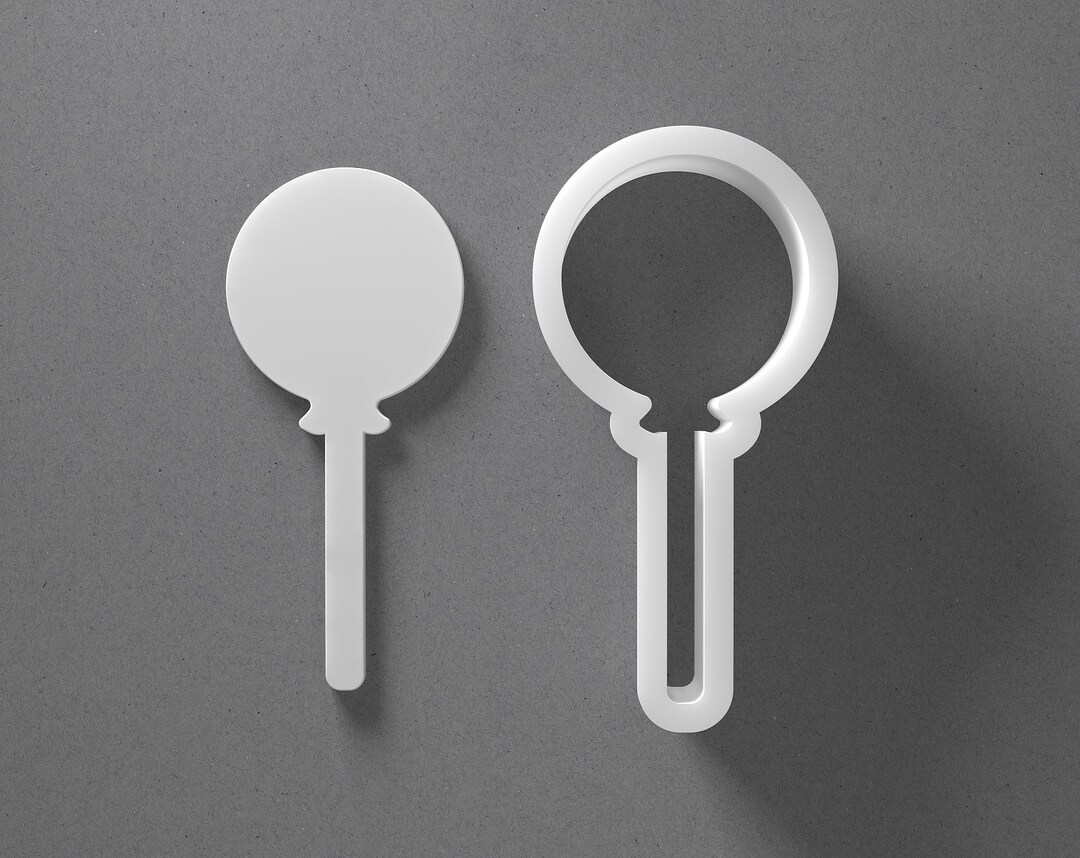 Lollipop Candy Shape Cookie Cutter - From Mini to Large - Sucker Sweets ...