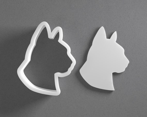 Cat Cookie Cutter From Mini To Large Cat Silhouette Face Head Polymer Clay Jewelry And Earring Cutter Tool Mirrored Pair Set