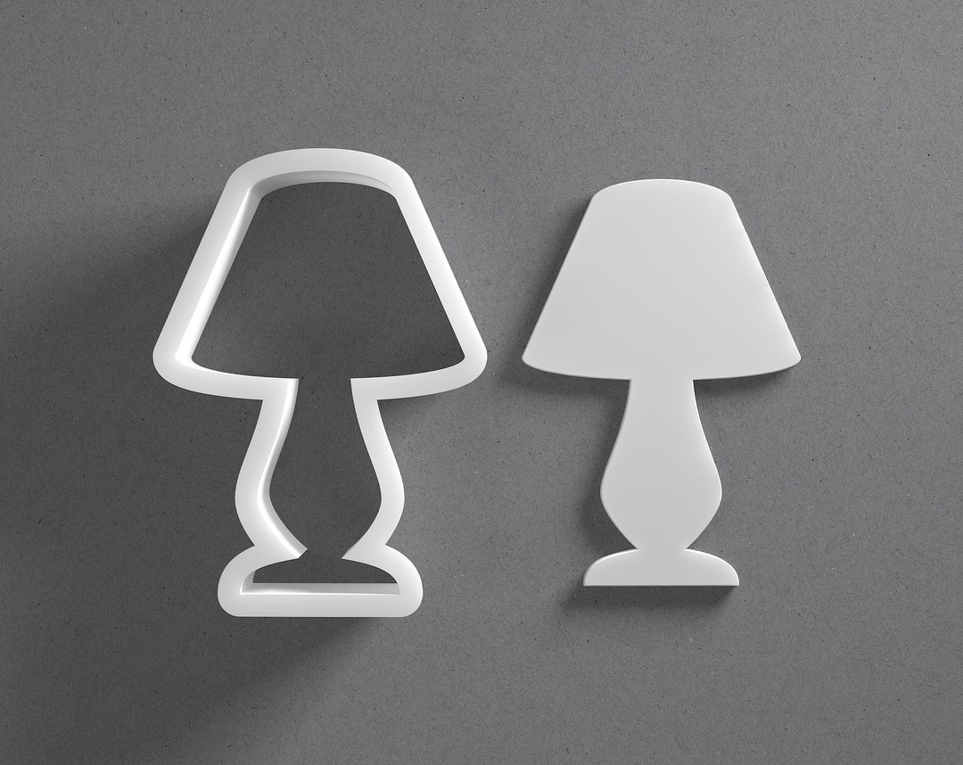 Desk Lamp Cookie Cutter - From Mini to Large - Polymer Clay Jewelry and ...