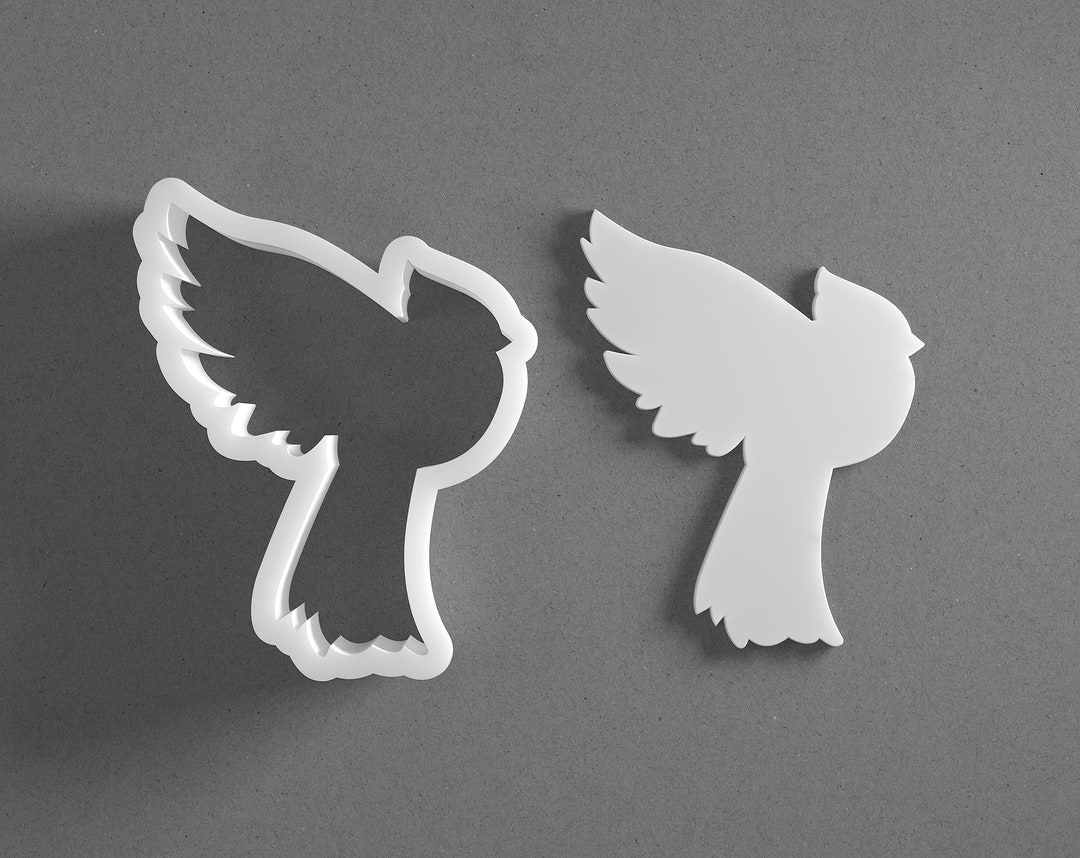 Flying Cardinal Bird Cookie Cutter - From Mini to Large - Animal ...