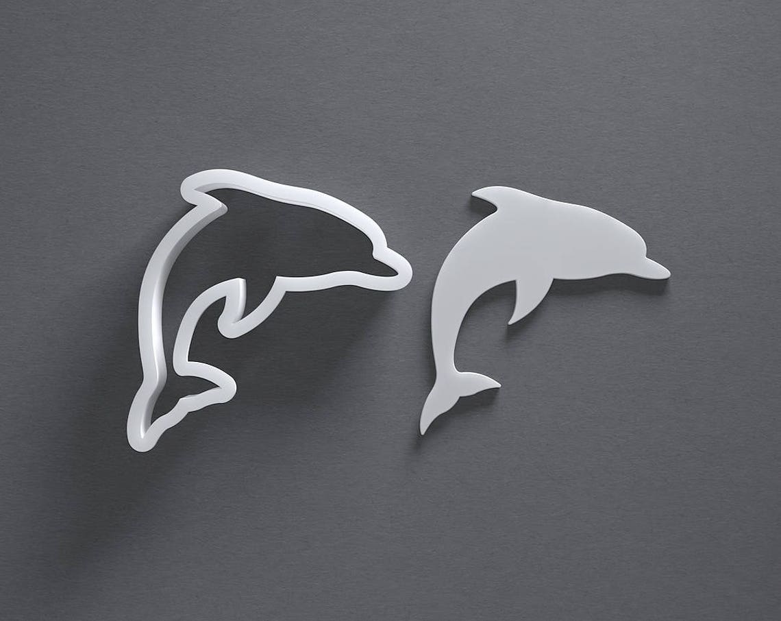 Dolphin Cookie Cutter From Mini to Large Sea Animal - Etsy