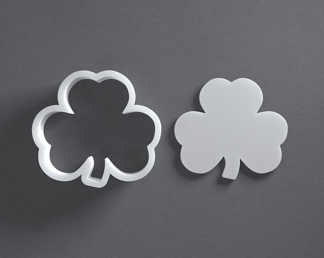 Shamrock Cookie Cutter From Mini to Large Polymer Clay - Etsy