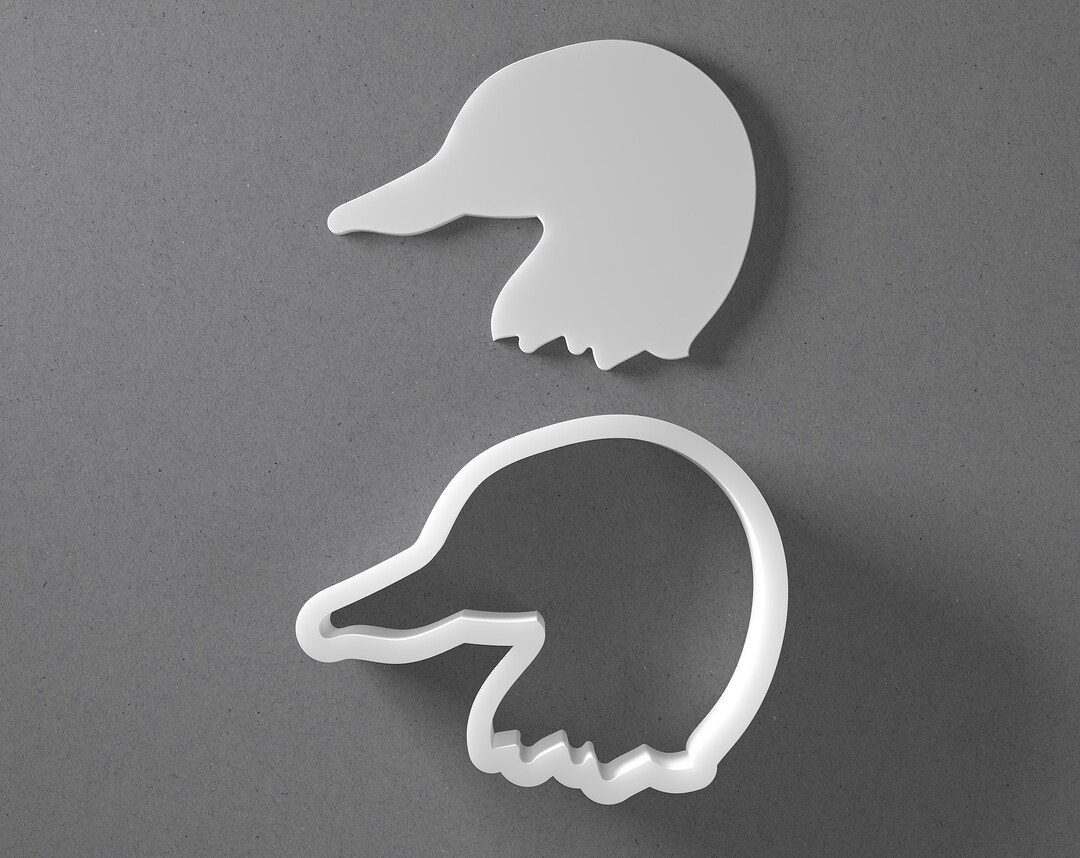 Duck Head Face Cookie Cutter - From Mini to Large - Animal Bird Polymer ...